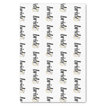 Bride Tissue Paper | Zazzle