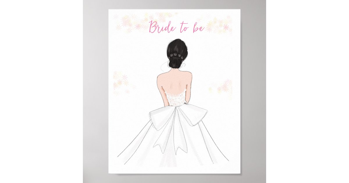 Bride to be, poster | Zazzle