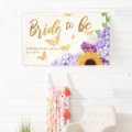Bride to Be Sunflower Butterfly Bridal Shower Banner | Zazzle