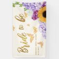 Bride to Be Sunflower Butterfly Bridal Shower Banner | Zazzle