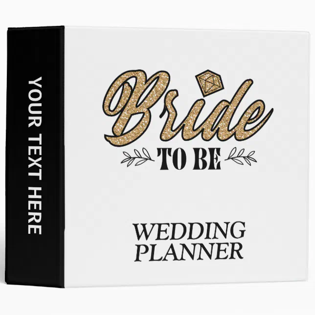 Bride To Be Wedding Planner Binder | Zazzle