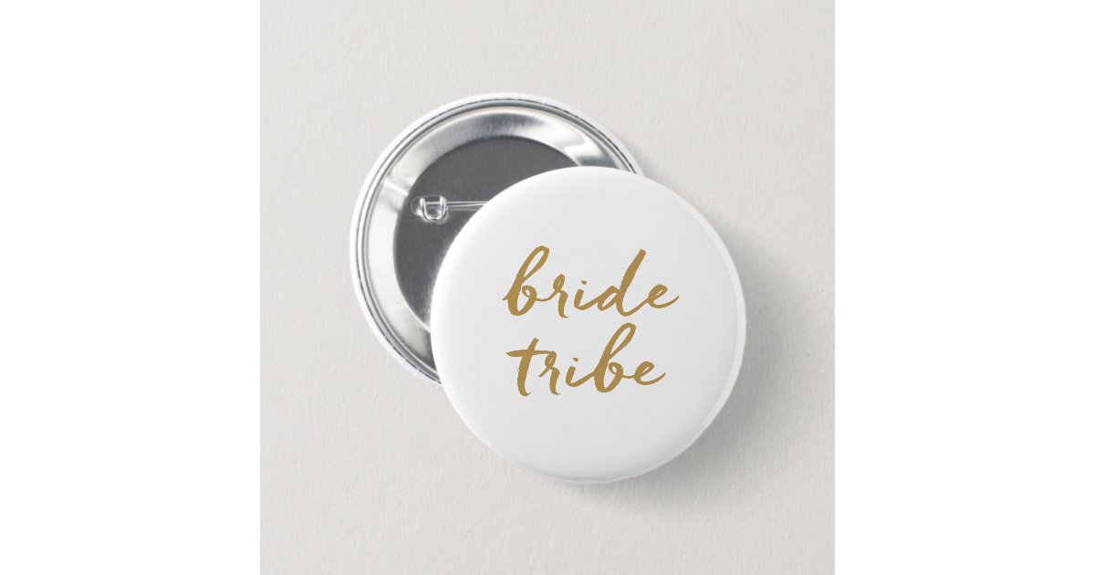 Bride Tribe Buttons | Bachelorette Party Favor | Zazzle