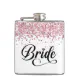 Bride Vinyl Wrapped Flask | Zazzle
