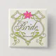 Bride Wedding Badges Button | Zazzle