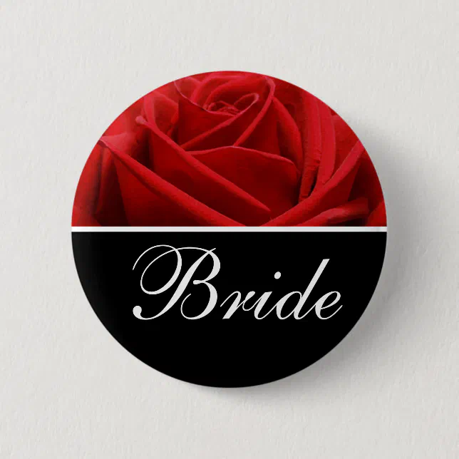 Bride Wedding Designation Pins | Zazzle
