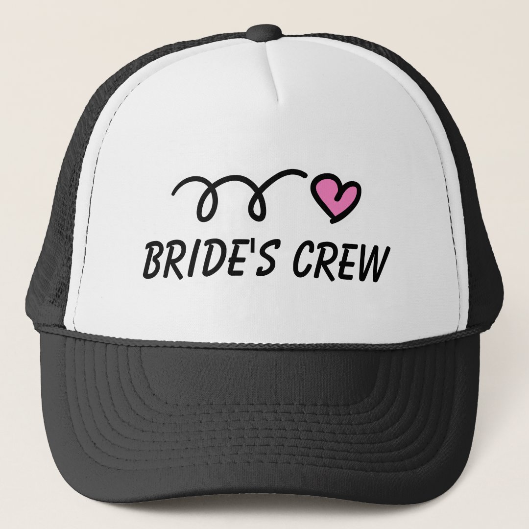 Bride's Crew party hat for wedding or bachelorette | Zazzle