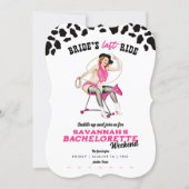 Bride's Last Ride Bachelorette Weekend Party Invitation | Zazzle
