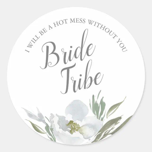 Bridesmaid Proposal Bride Tribe Candle Label | Zazzle