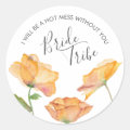 Bridesmaid Proposal Bride Tribe Gift Label | Zazzle