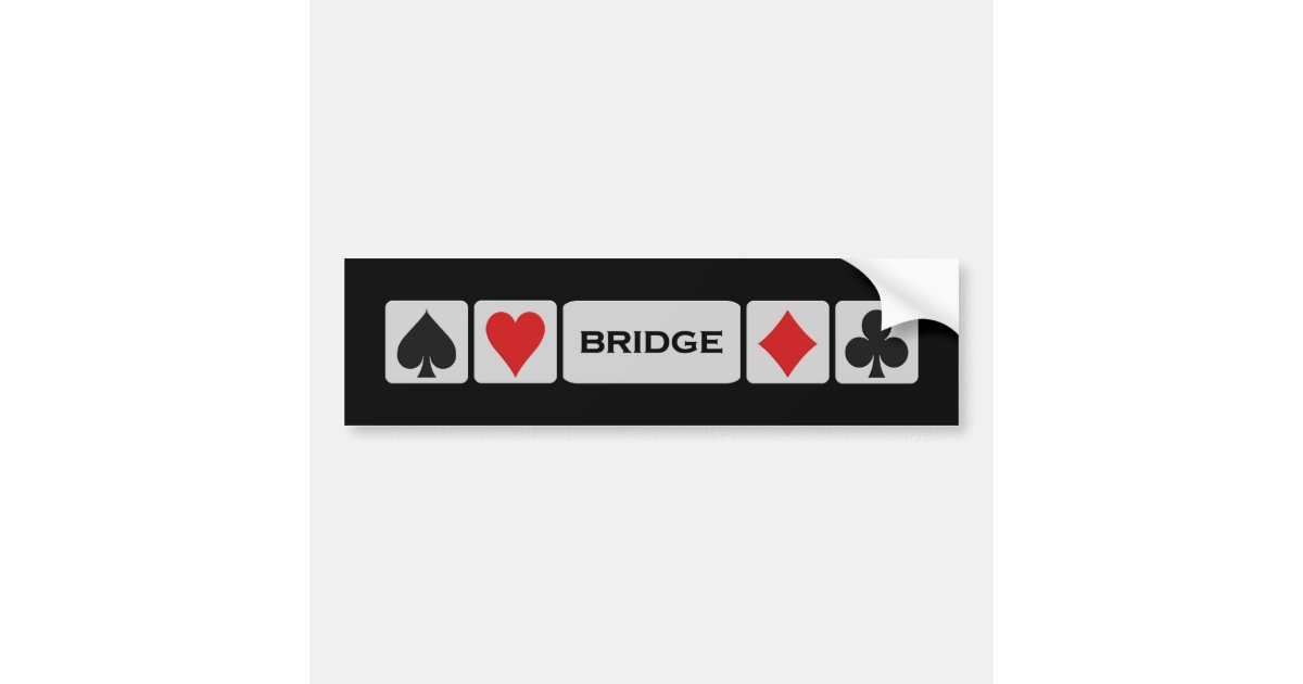 Bridge bumpersticker bumper sticker | Zazzle