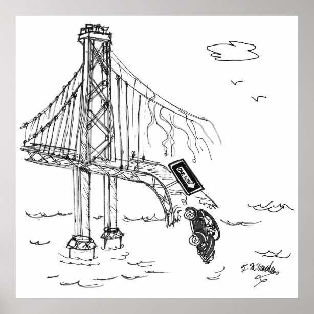Funny Bridge Posters & Photo Prints | Zazzle