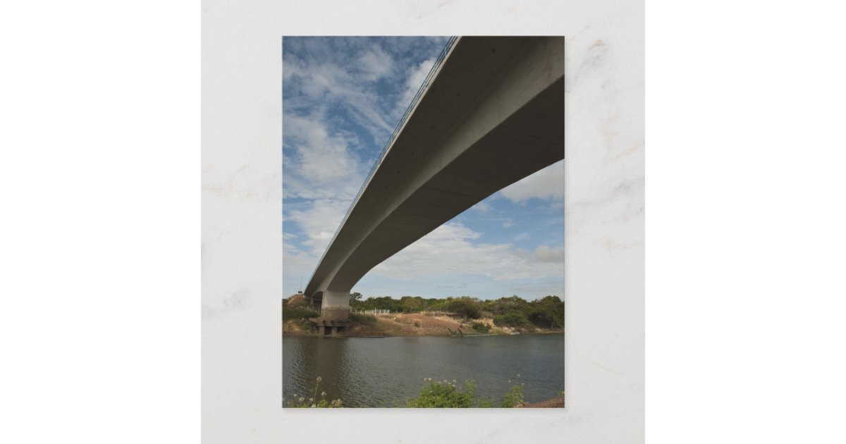 Bridge connecting Guyana to Brazil over Takutu Postcard | Zazzle