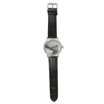 Bridge New York Black White USA America Architect Watch | Zazzle