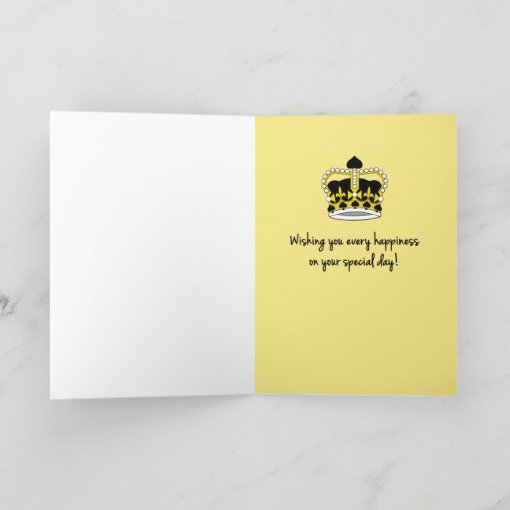 Bridge Player's Birthday-Feel Like Queen of Spades Card | Zazzle