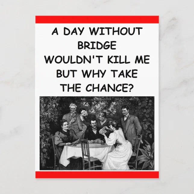 BRIDGE POSTCARD | Zazzle