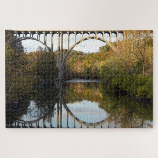 Bridge Reflection Jigsaw Puzzle | Zazzle.com