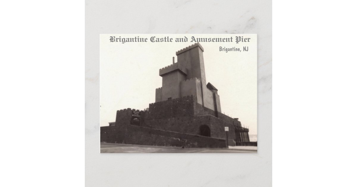 Brigantine Castle Postcard #3 | Zazzle
