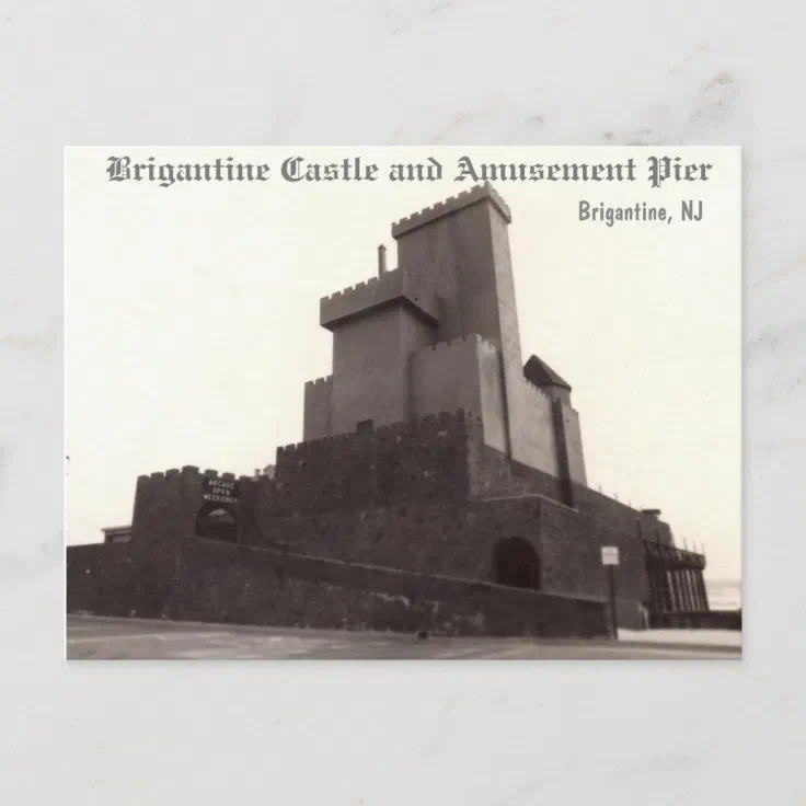 Brigantine Castle Postcard #3 | Zazzle