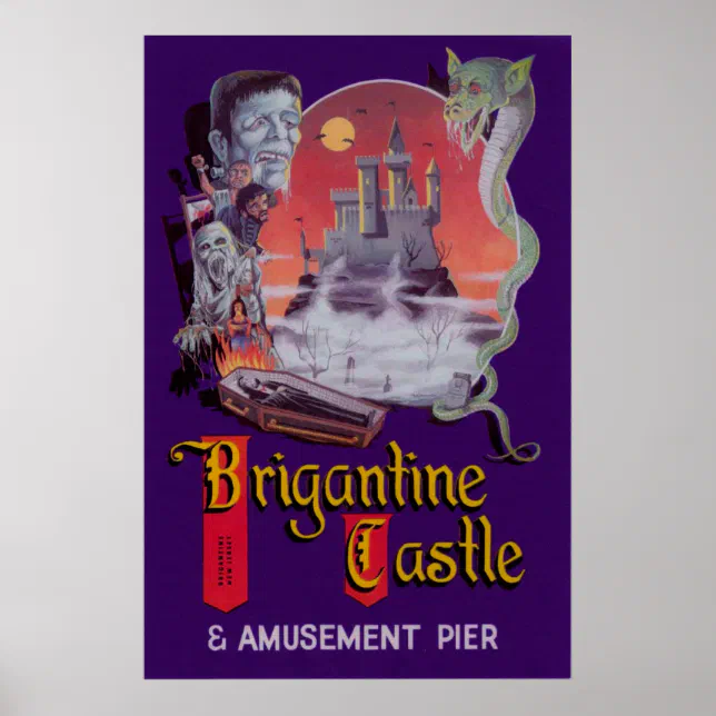 Brigantine Castle Poster | Zazzle