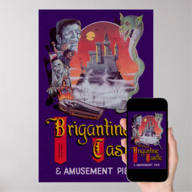 Brigantine Castle Poster | Zazzle