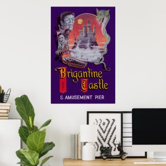 Brigantine Castle Poster | Zazzle