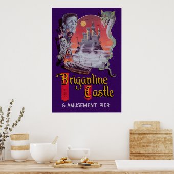 Brigantine Castle Poster | Zazzle