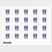 BRIGGS FAMILY CREST - BRIGGS COAT OF ARMS CLASSIC ROUND STICKER | Zazzle