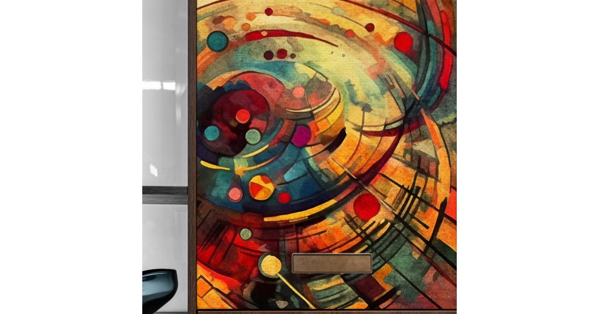 Bright Abstract Circular Decoupage Tissue Paper | Zazzle