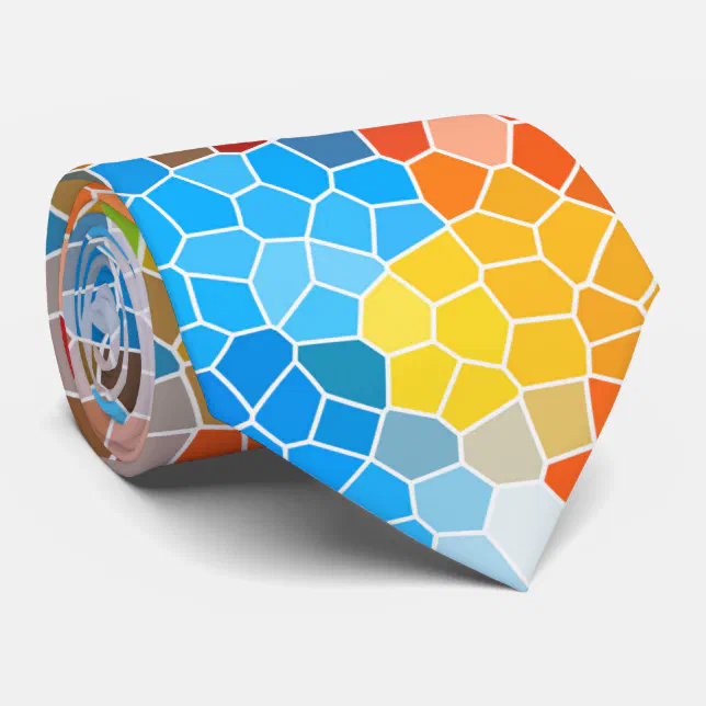 Bright and Colorful Neck Tie | Zazzle