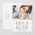 Bright and Happy New Year Postcard | Zazzle