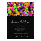 Colorful Sparkling Glow in the Dark Birthday Invitation | Zazzle.com