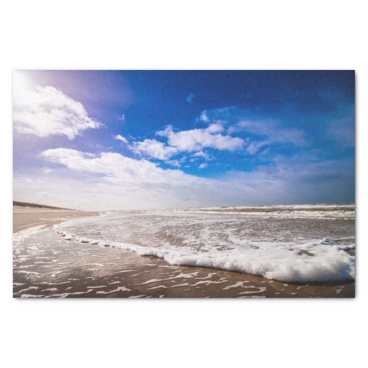 Bright Blue Sky & Shoreline Beach Tissue Paper | Zazzle