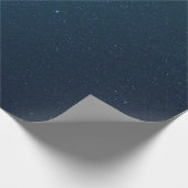 Bright Blue Starry Night Time Sky Wrapping Paper | Zazzle
