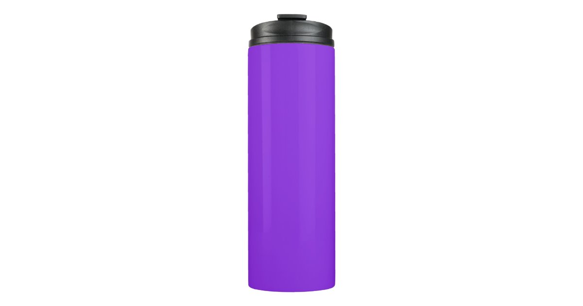 Bright Blue Violet (solid color) Thermal Tumbler | Zazzle