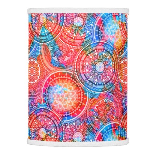 Bright Bohemian Boho Hippy Chic Pattern Lamp Shade | Zazzle
