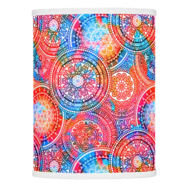 Bright Bohemian Boho Hippy Chic Pattern Lamp Shade | Zazzle