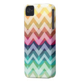 Bright Chevron Scallop Summer Pattern iPhone Case | Zazzle