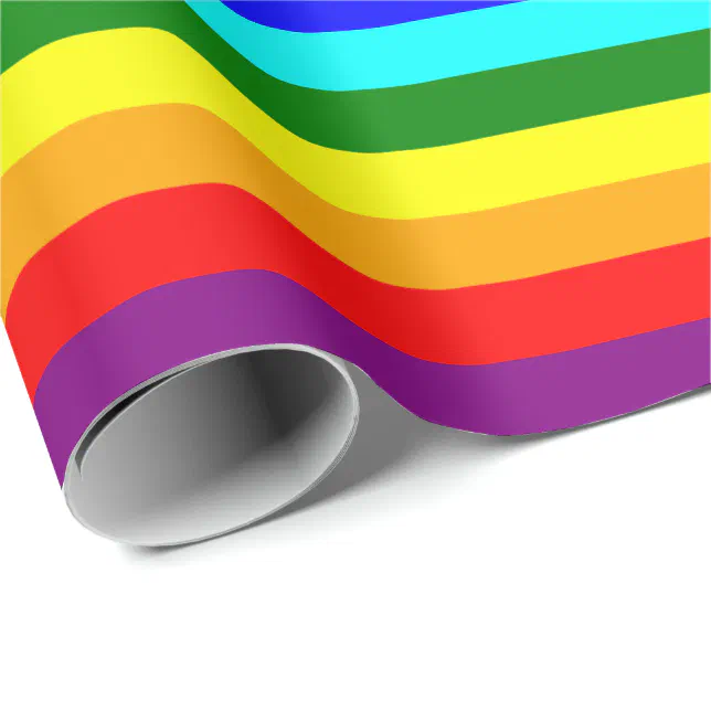 Bright Classic Rainbow Wrapping Paper | Zazzle