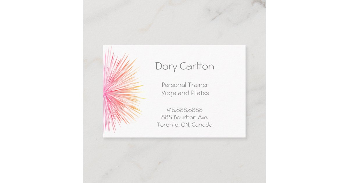 Bright Colourful Starlight Business Card | Zazzle