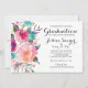 Bright Floral Graduation party Invitation | Zazzle