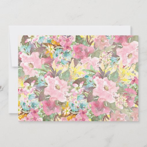 Bright Floral Invitation | Zazzle