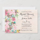 Bright Floral Invitation | Zazzle