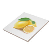 Bright & Fresh Yellow Lemons Ceramic Tile | Zazzle