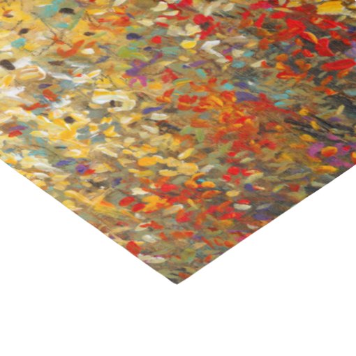 Bright Garden Mural of Spring Wildflowers Tissue Paper | Zazzle