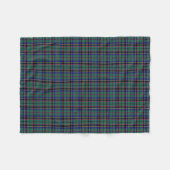 Bright Green and Royal Blue Stevenson Clan Tartan Fleece Blanket | Zazzle