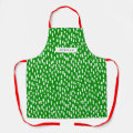 Bright Green Dashing Apron | Zazzle