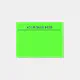 Bright Green Post It Notes | Zazzle