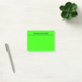 Bright Green Post It Notes | Zazzle