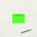 Bright Green Post It Notes | Zazzle