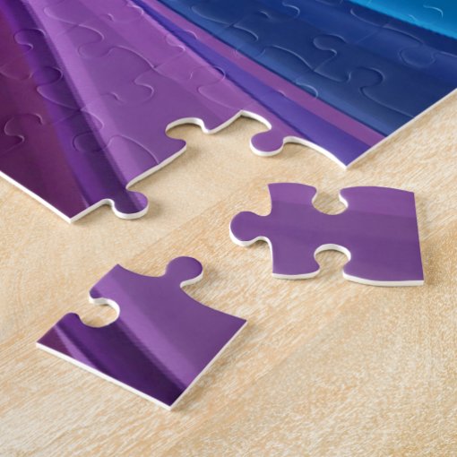 Bright Happy Digital Rainbow Jigsaw Puzzle | Zazzle